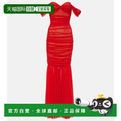 1h可退 香港直邮NORMA KAMALI 诺玛 卡玛丽 女士 Walter 露肩网纱