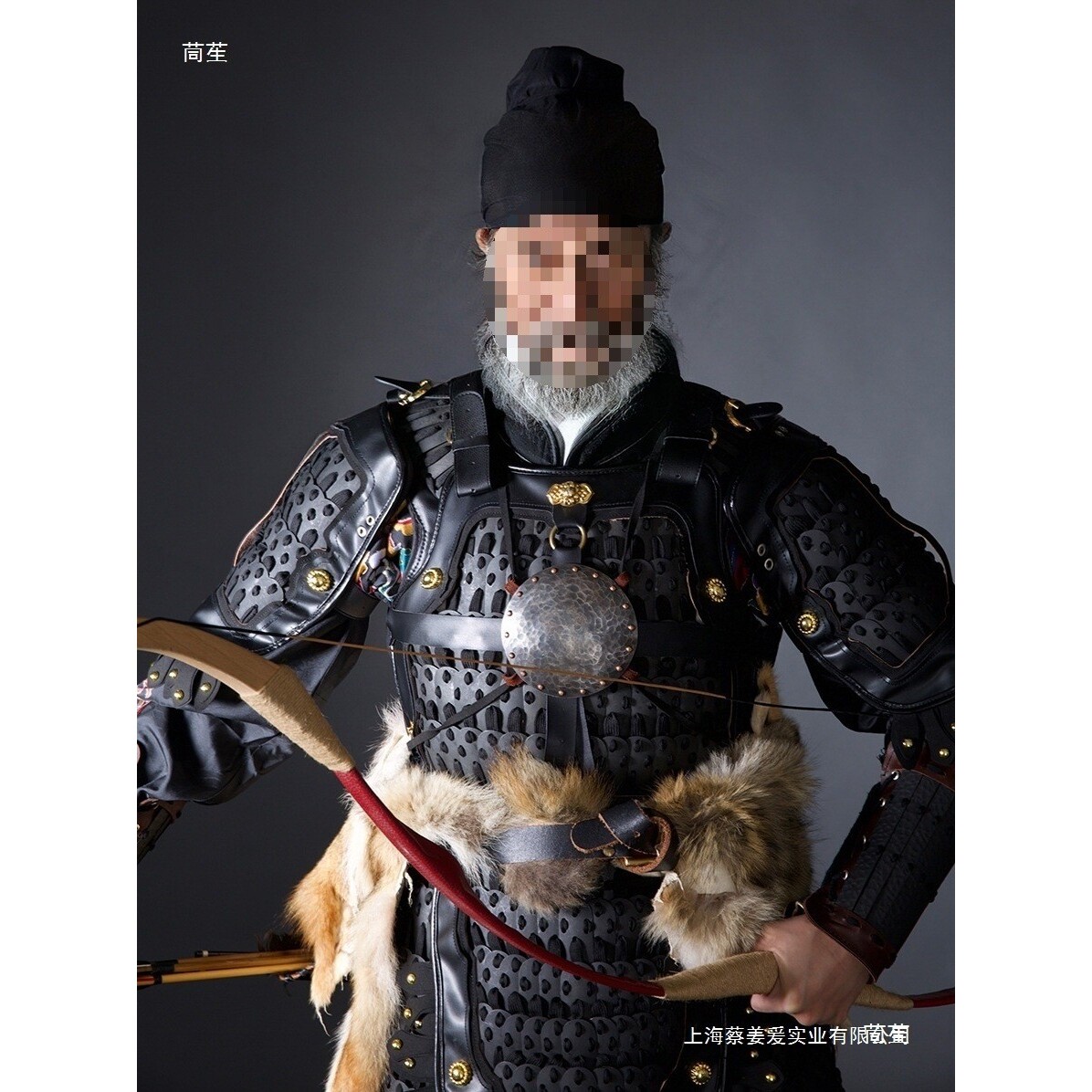 炼铠堂金属铠甲武圣扎甲战甲甲胄全套古代盔甲真人可穿戴服装