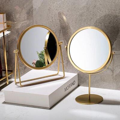 Makeup Mirror Light Luxury DreszLGotpXlsing Mirror化妆镜轻奢
