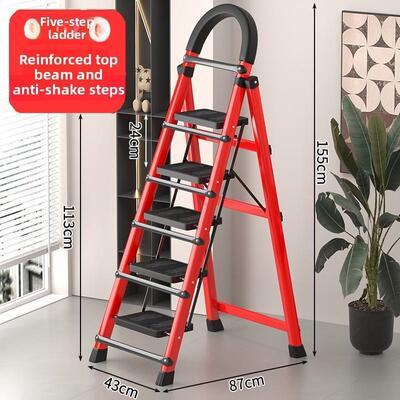 Ladder step stool aluminum alloy step stool home 折叠梯子