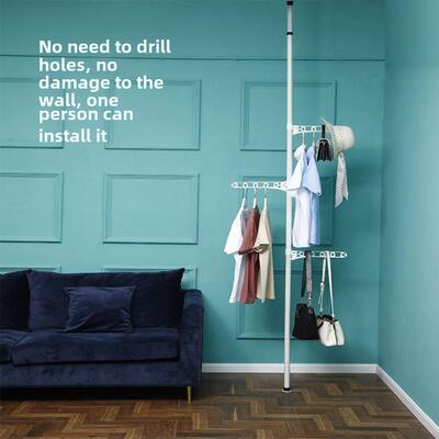 Drying rack,simple hanging rackbedroom creative clothes rack