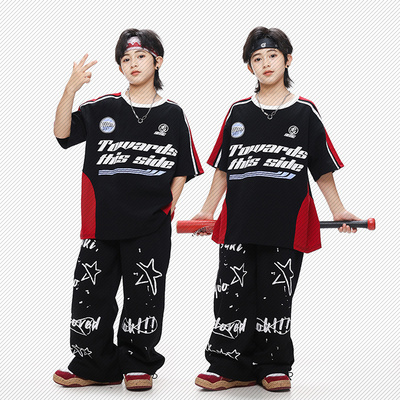 儿童嘻哈潮服演出套装