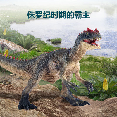 侏罗纪mojo龙饭团恐龙异特龙模型
