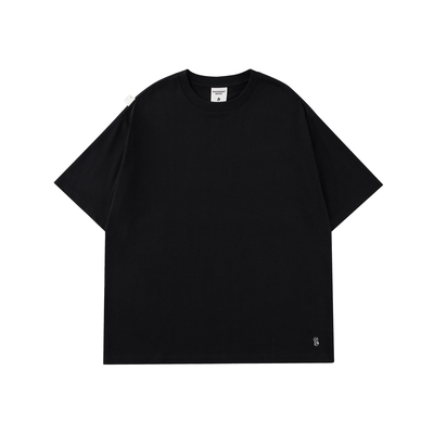 MARCHMANIA 25SS 改良版肩标日系休闲宽松纯色260G短袖TEE