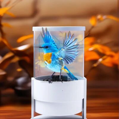 5D Hologram Projector Fan 360 Degree Cylindrica Screen Adver