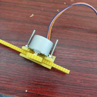 28BYJ-48 四相步进电机齿轮齿条设计创客机械支持定做3D打印服务