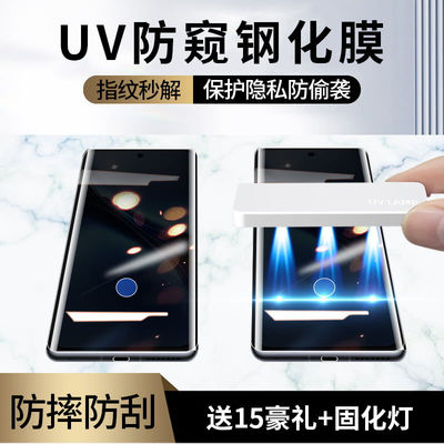 vivox200防偷窥UV钢化膜曲屏专用