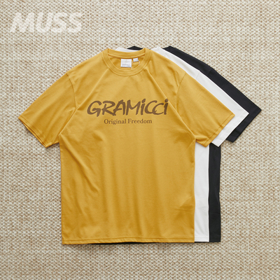 GRAMICCI小野人字母印花短袖T恤