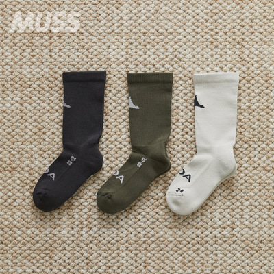 现货 ROA HIKING LOGO BIOFIL SOCKS 意产透气撞色字母中筒袜25AW