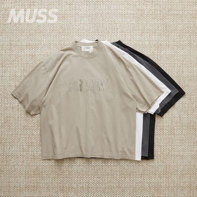 现货 NUKEME X ANACHRONORM GLITCH TEE 联名故障刺绣短袖T恤25SS