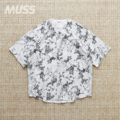 KUON日产扎染休闲棒球衫