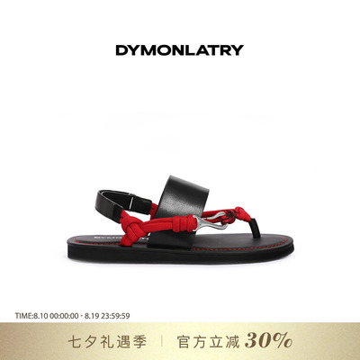 DYMONLATYR绳结钩扣凉鞋