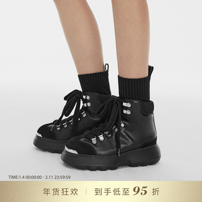 DYMONLATRY户外针织靴筒马丁靴