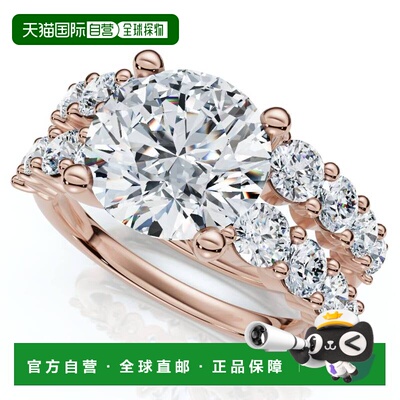 自营pompeii3Certified 3 6/8ct Diamond Engagement Wedding Rin