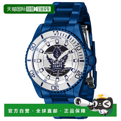 自营 Invicta 女士 38 毫米石英表 - 蓝色 美国奥莱直发