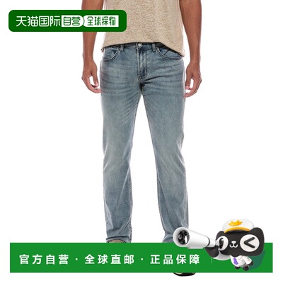 自营hudson jeansHUDSON牛仔裤Blake修身直筒牛仔裤-蓝色 美国奥
