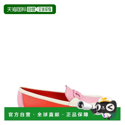 自营salvatore ferragamoRolo Gancini Leather Loafers - red 美