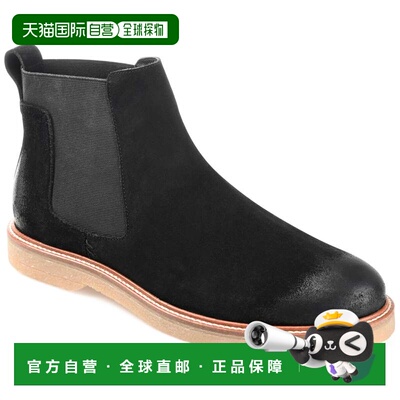 自营Thomas & Vine Cedric 平头切尔西靴 - 黑色 美国奥莱直发