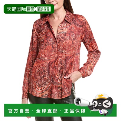 自营l'agenceL’AGENCE Argo Blouse - brown 美国奥莱直发