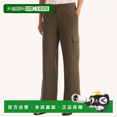 自营Nautica Womens Relaxed Cargo Pant - dorsal teal 美国奥莱