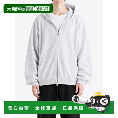 美国直邮ALEXANDER WANG - Unisex Hotfix大拉链连帽衫卫衣
