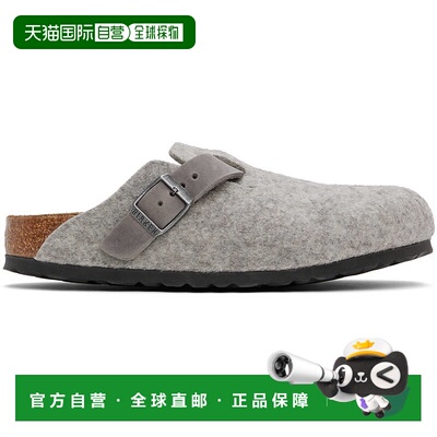 1h可退 香港直邮潮奢 birkenstock 勃肯 女士 灰色 Narrow Boston