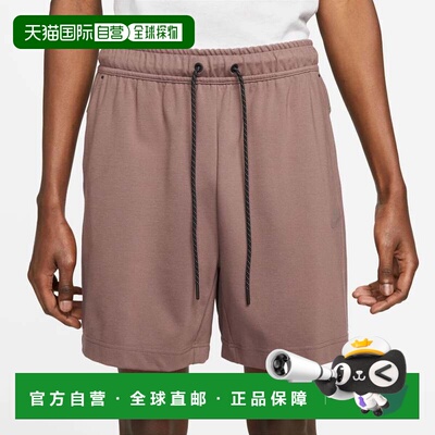 自营Nike Sportswear Tech抓绒短裤男装梅花Eclipse束腰SGN1733-