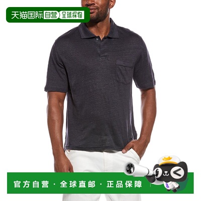 自营J.McLaughlin Riva Linen Knit Top - black 美国奥莱直发