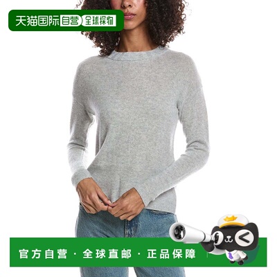 自营brodie cashmereBrodie羊绒Perl羊绒毛衣-灰色 美国奥莱直发
