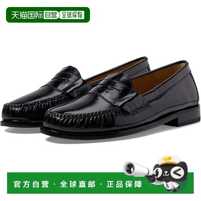 自营Cole Haan Pinch Penny Loafer男式7号黑色皮革Moc鞋头休闲鞋