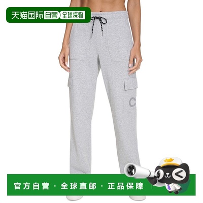 自营Calvin Klein Cargo Pants Women's  Pearl Gray Active Embr