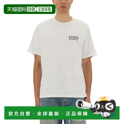 香港直邮AMIRI（服饰） T恤 AMJYTE1075_WHITE短袖