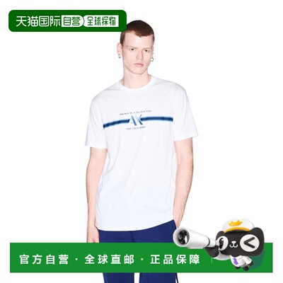 自营 ARMANI EXCHANGE 男士T恤 XM003103AF10356U0009