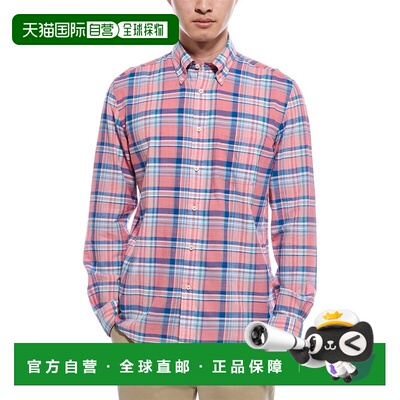 自营 Brooks Brothers Madras Regular Fit Shirt - red 美国奥莱
