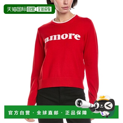自营Brodie Cashmere Amore Cashmere-Blend Sweater - red 美国