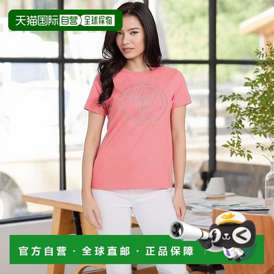 自营 guessEco Liana 三角 T 恤 - 复兴玫瑰 美国奥莱直发女装