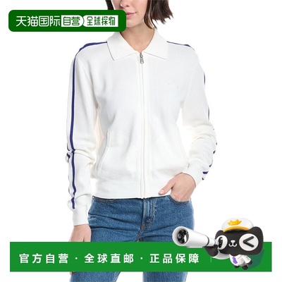 自营THE UPSIDE Carnaby Pari Knit Jacket - white 美国奥莱直发