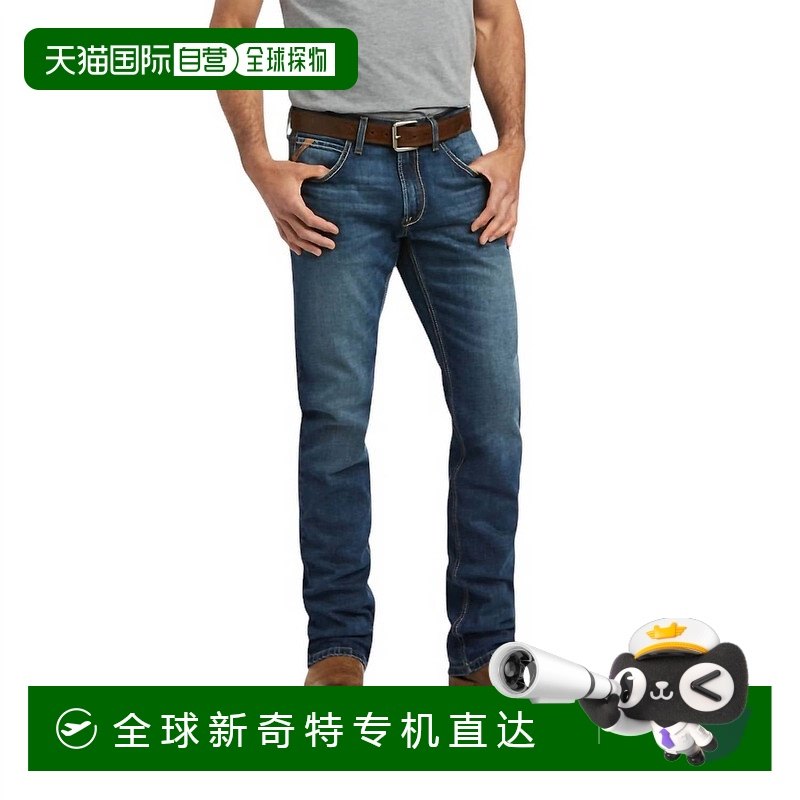 自营ariatMen's M5 Stretch Madera Stackable Straight Leg Jean_虎窝淘