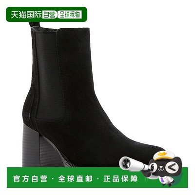 自营la canadienne加拿大Lively绒面靴-黑色 美国奥莱直发女靴