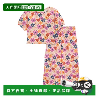 自营Peek Kids Daisies Cargo Pant Set - multi 美国奥莱直发