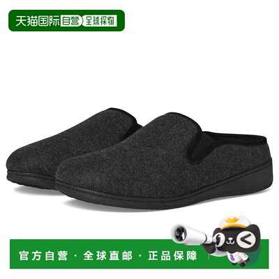 自营Vionic Unwind J0763F1001男式黑色圆头拖鞋ZOGG222（黑色，8