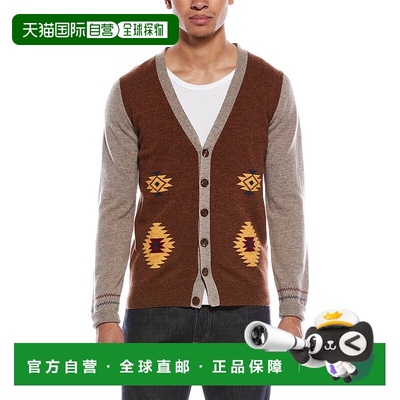 自营Brodie Cashmere Navajo Wool & Cashmere-Blend Cardigan -