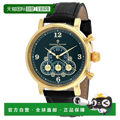 自营Christian Van Sant Men's Green dial Watch - green 美国奥