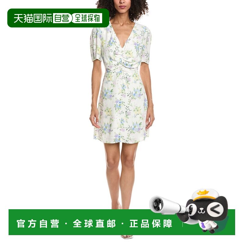 自营The Kooples Romantic Mod Mini Dress - blue 美国奥莱直发