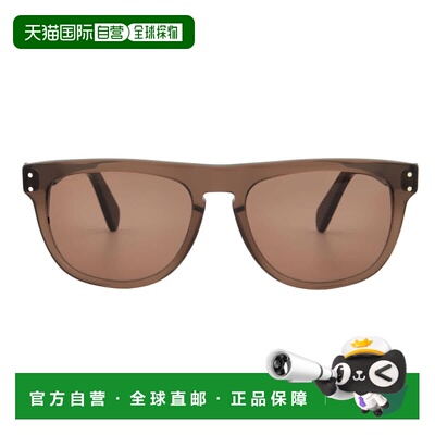自营Salvatore Ferragamo Brown Browline Men's Sunglasses SF11