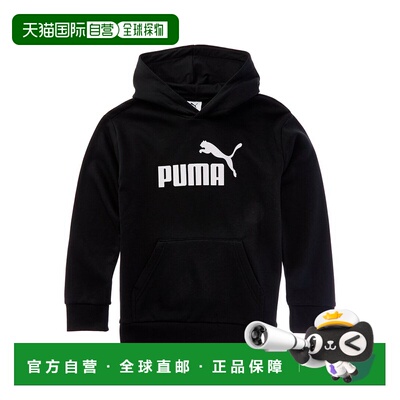 自营PUMA Core Pack No.1 Logo Fleece Pullover Hoodie - black