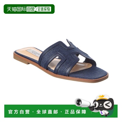 自营STEVEN By Steve Madden Eadie O Sandal - blue 美国奥莱直