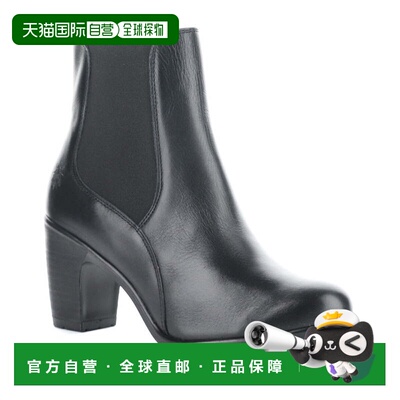 自营FLY London Koll Leather Boot - black 美国奥莱直发女靴