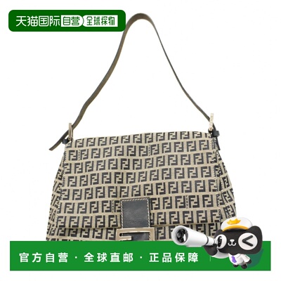 自营Fendi Nylon Canvas Handbag (Pre-Owned) - navy 美国奥莱直