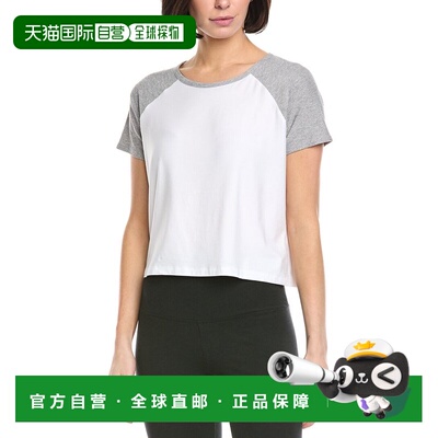 自营Beyond Yoga Featherweight Colorblock T-Shirt - white 美